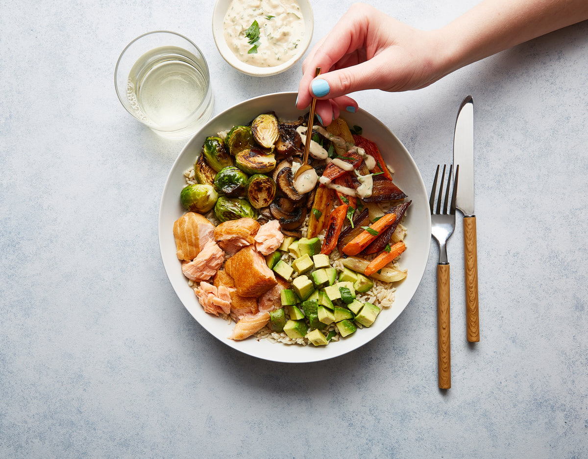 Smoked Salmon Grain Bowl - Acme Smoked Fish