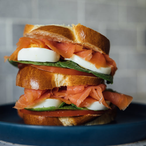 Triple Decker Smoked Salmon Club - Acme Smoked Fish