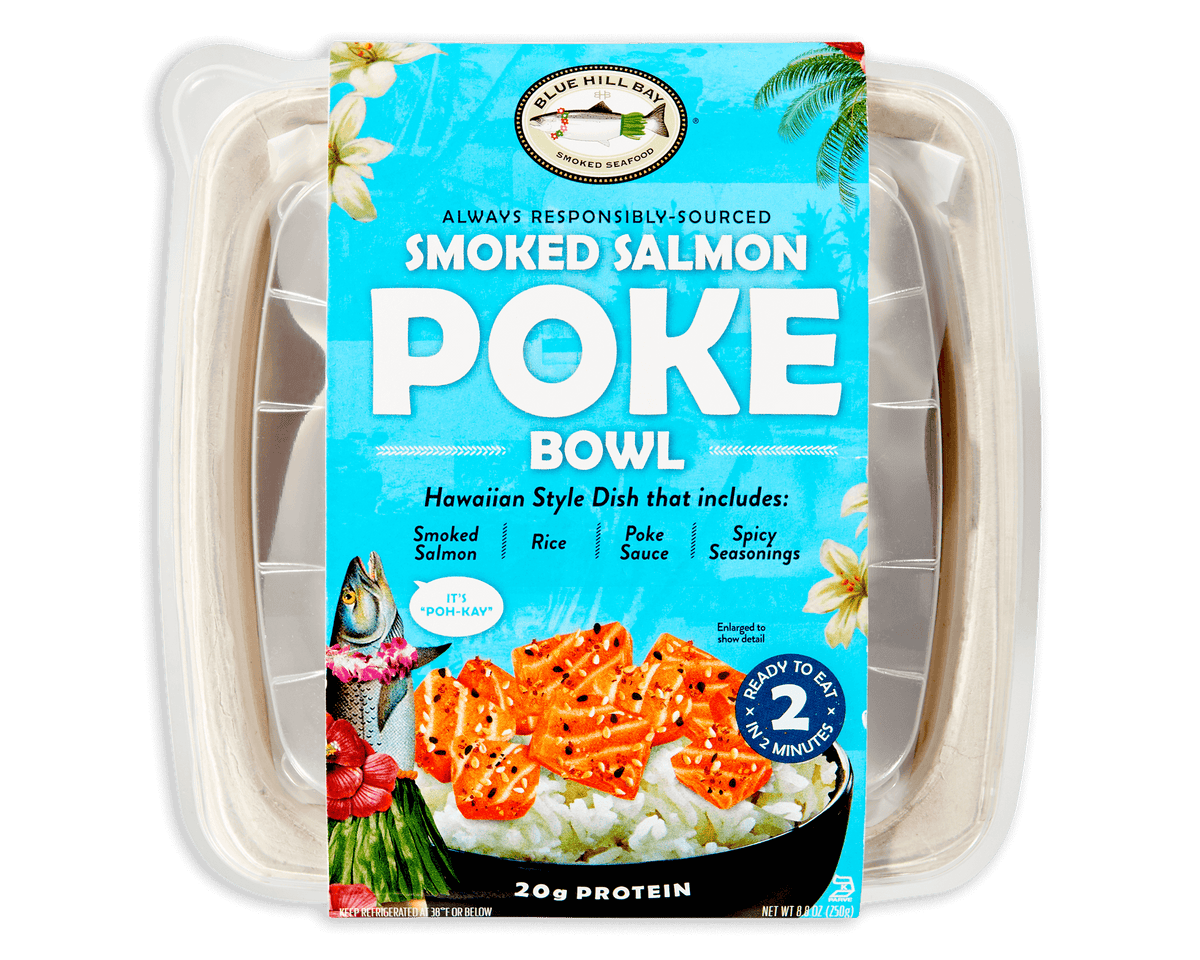 Smoked Salmon Poke Bowl (8.8 oz.) - Acme Smoked Fish