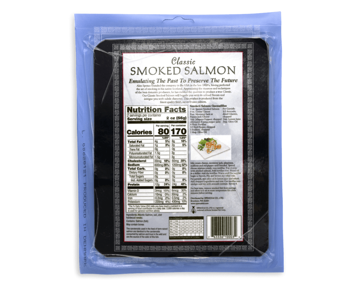 4 oz. Classic Smoked Salmon - Acme Smoked Fish