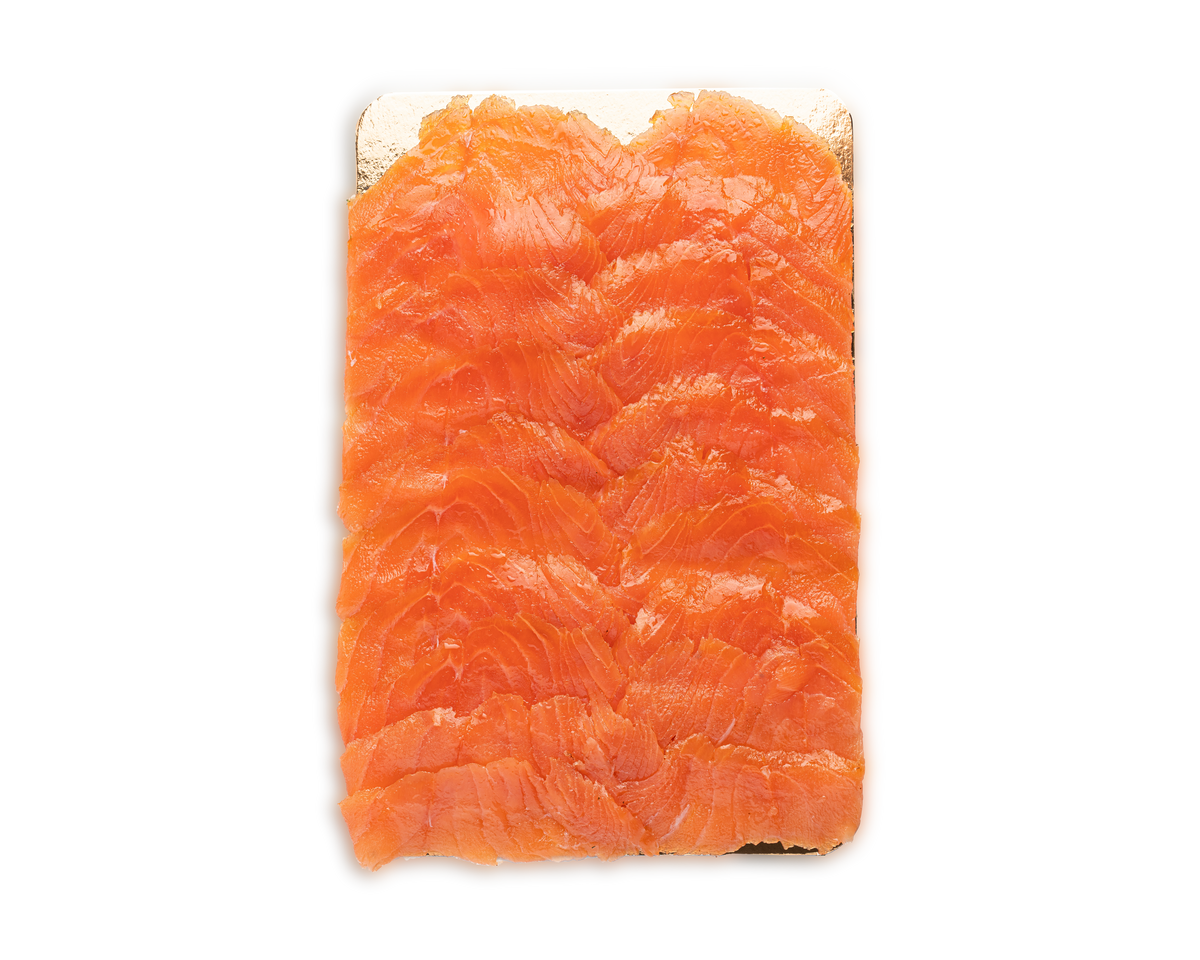 Pre-Sliced Plain Smoked Salmon (1 lb.) - Acme Smoked Fish