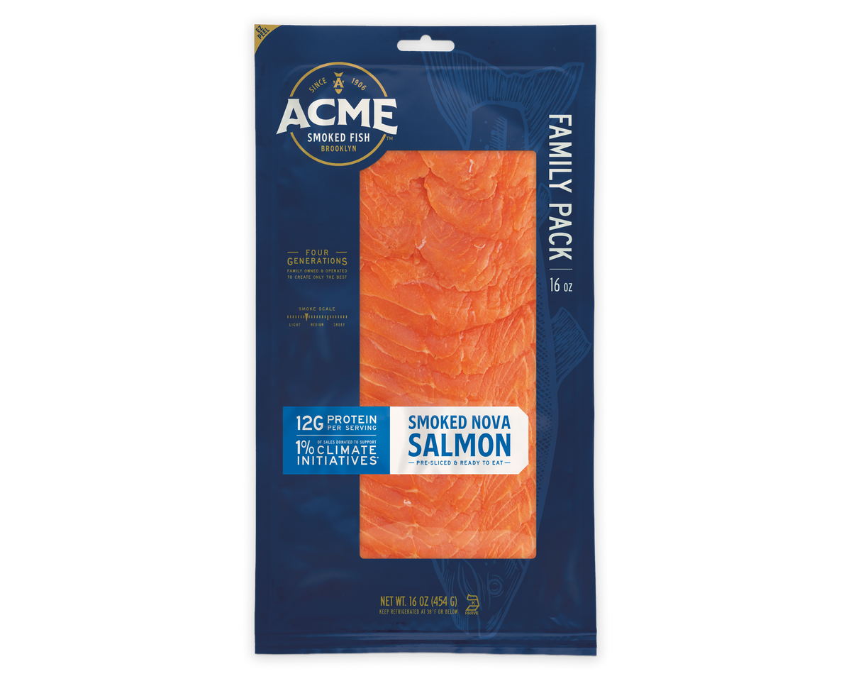 16 oz. Nova Smoked Salmon - Acme Smoked Fish