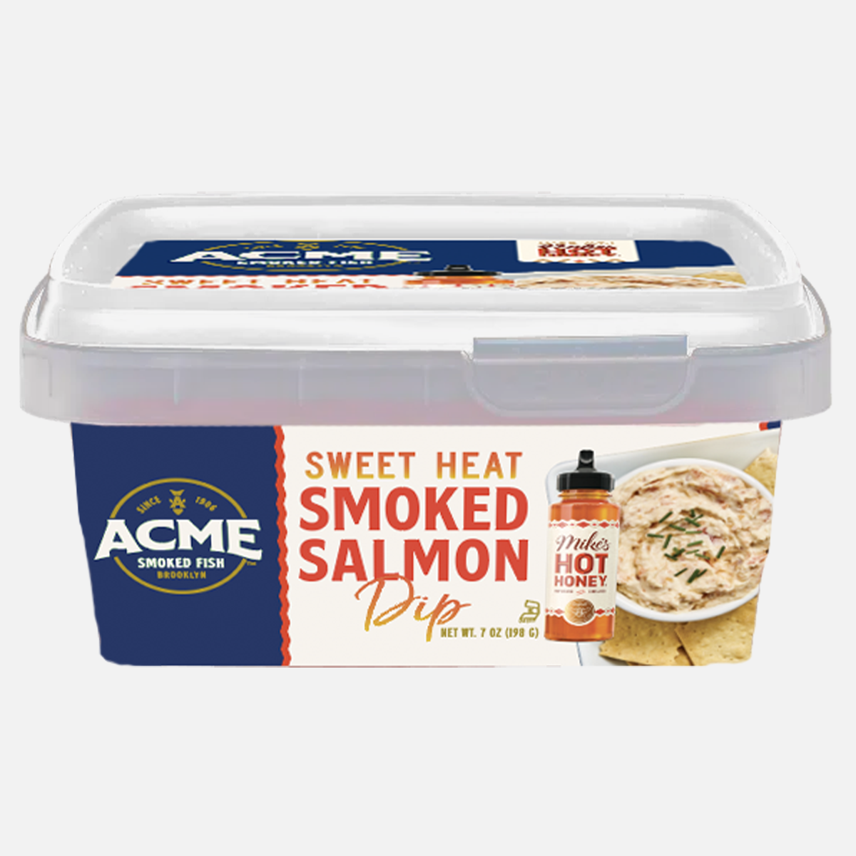 Mike's Hot Honey Sweet Heat Smoked Salmon Dip (7 oz.) (Kof-K Dairy ...
